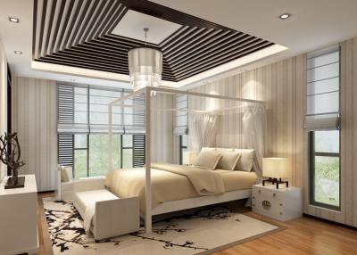China Removable Non Woven Wallpaper Modern Simple Champagne Stripes Pattern for sale