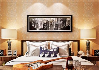 China Custom European Style Wallpaper PVC Economic Modern Wall Covering for sale