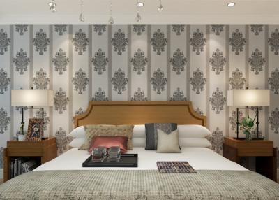 China Vintage Strippable PVC European Style Wallpaper , Home Decor Wallpaper Soundproof for sale