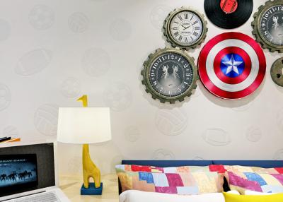 China Ball Pattern Kids Bedroom Wallpaper , Contemporary Wallpaper For Baby Girl Room for sale