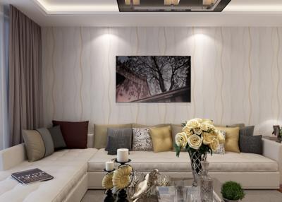 China Non Woven Modern Removable Wallpaper , Soundproof Luxury Modern Wallpaper for sale