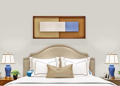 China Beige Modern Printed Non Woven Wallpaper for house interior decoration for sale