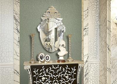 China Crevasse Crack Modern removable wallpaper for bathroom , room decoration wallpaper for sale