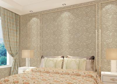 China Contemporary Interior room wallpaper , Bedroom peel and stick paper wall decoration for sale