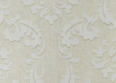 China Wet embossed Floral Stylish wallpaper for house interior TV background at home for sale