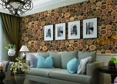 China Chinese Style Beautiful 3D Home Wallpaper For Saloon / TV Background for sale
