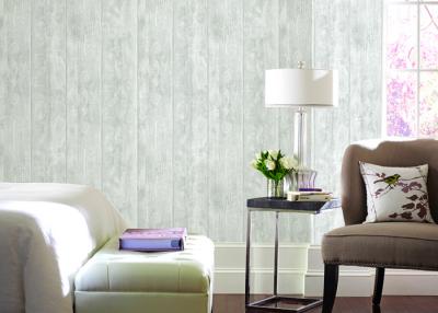 China Sound Absorbing Modern Removable Wallpaper , Home Decorating Wallpaper Wooden Color for sale
