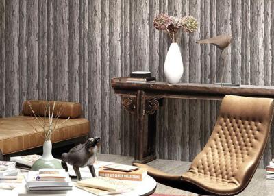 China Eco Friendly Durable Washable PVC Vinyl Wallpaper With Old Tree Pattern for sale