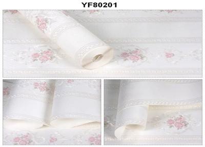 China Home / Hotel Wall Decoration Wallcoverings , Moisture Proof Nonwoven Vinyl Wallpaper for sale