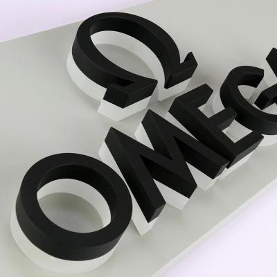 Cina Segno retroilluminato metallo per lampada a lettera in alluminio a LED 3D personalizzata in vendita