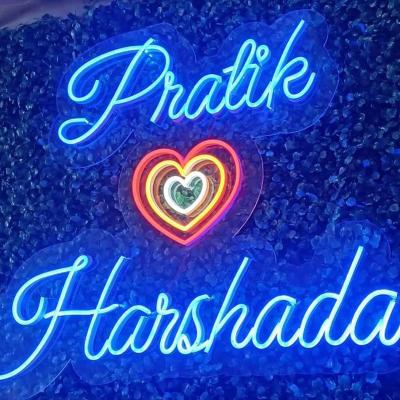 Cina Art Acrilico LED Neon Lampade Mural Appeso Per Bar Di Festa Decorazione Con Dimensioni Personalizzate in vendita