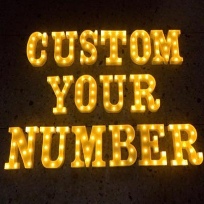 Cina 28C Marry Me Giant Light Up Letters per la decorazione del numero alfabetico in vendita