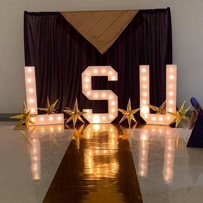 Cina 28C Marry Me Giant Light Up Letters per la decorazione del numero alfabetico in vendita