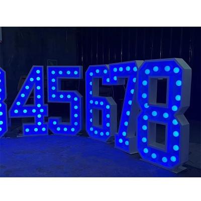 Cina Lettere LED in acciaio inossidabile personalizzate per la festa di nozze all' aperto in vendita