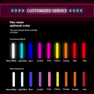 Cina Logo del negozio personalizzato Nome cartellone al neon Lettere all' esterno Dimensione personalizzata LED cartellone a neon in vendita