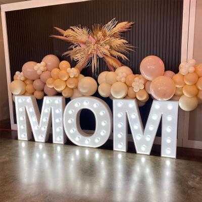 Cina Decorazione matrimoniale su misura Lettere di marchio d'epoca Illuminazione a LED con tensione di ingresso di 12 V in vendita