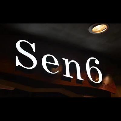 Cina Pubblicità acrilica 3D Led caratteri luminosi in plastica per il logo frontlit Word Sign in vendita