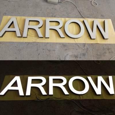 Cina Pubblicità acrilica 3D Led caratteri luminosi in plastica per il logo frontlit Word Sign in vendita