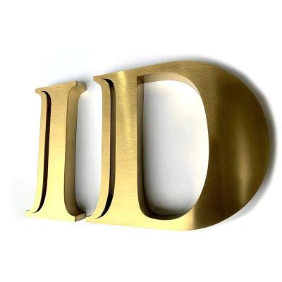 Cina Pubblicità per negozi personalizzati all'aperto 3D Logo Letter Sign for Free Standing Metal Sign in vendita