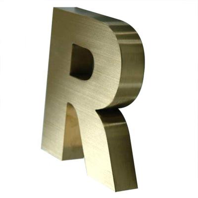 Cina Pubblicità per negozi personalizzati all'aperto 3D Logo Letter Sign for Free Standing Metal Sign in vendita