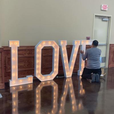 Cina Proposta di matrimonio cartello al neon Marquee illumina lettere Decorazione in vendita