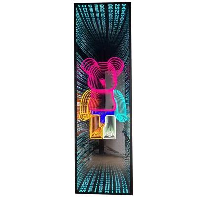 Cina 35C Moderno Nordic Luxury Rgb Home Smart Infinite Magic Mirror Rotondo 3D Infinity Mirror in vendita