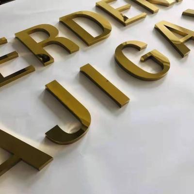 Cina Segnali LED personalizzabili in acciaio inossidabile per alfabeto da A a Z e numeri in vendita