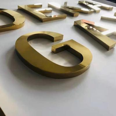 Cina Segnali LED personalizzabili in acciaio inossidabile per alfabeto da A a Z e numeri in vendita