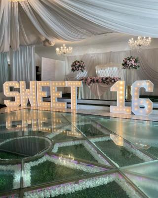 Cina Tensione in ingresso 12 V Led Marquee Lettere 3 piedi 4 piedi 5 piedi Grandi numeri Lettere accese giganti in vendita