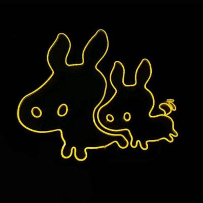 Cina Il suo e il suo segno del bagno Neon Light Peace Sign Hand con 110-240 V di tensione di ingresso in vendita