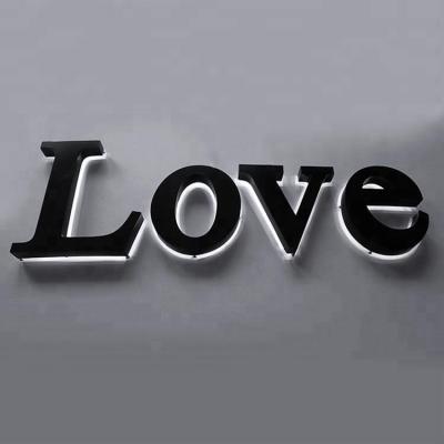Cina Home 3D LED Letter Sign Board con canale di illuminazione inversa e disegno di materiale acrilico in vendita