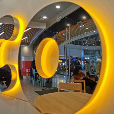 Cina Segno 3D luminoso personalizzato con alimentazione del trasformatore in vendita