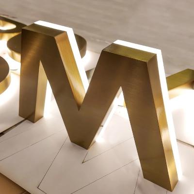 中国 小文字 ロゴ 3D アクリル ビジネス サイネージ オフィス 店舗 12V 入力電圧 販売のため