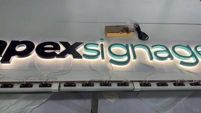Cina Dimensioni personalizzate Lettere di canale in metallo a LED segnale retroilluminato per pubblicità esterna personalizzata in vendita