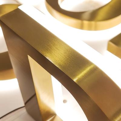 Cina Dimensioni personalizzate Lettere di canale in metallo a LED segnale retroilluminato per pubblicità esterna personalizzata in vendita