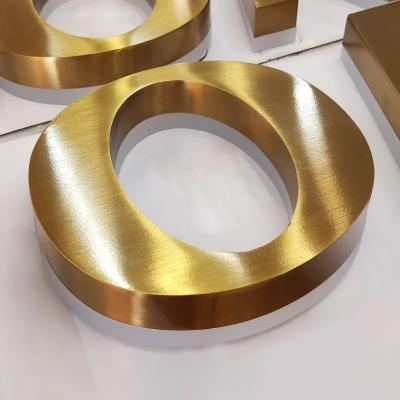 Cina Dimensioni personalizzate Lettere di canale in metallo a LED segnale retroilluminato per pubblicità esterna personalizzata in vendita