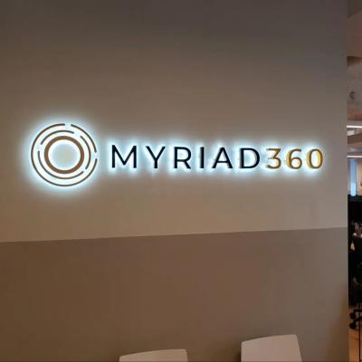 China Cartão de iluminação LED feito sob medida Letras redondas Caixa de luz para decoração 28C Publicidade à venda