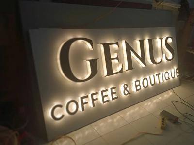 Cina Snow Modern Simplicity 3D LED Illuminated Letter Sign per stazioni degli autobus Adapter di alimentazione in vendita