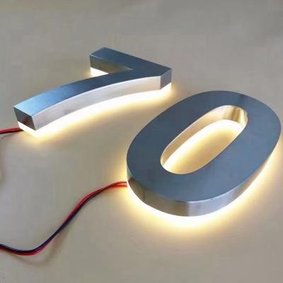 中国 オフィスLED照明サイン カスタムLEDバックライトレターサイン 販売のため