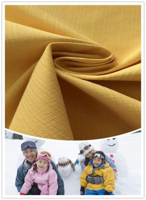 China Tweekleurig kijk de Stoffen Comfortabele Wind van de Rekpolyester voor Openluchtjasje Te koop