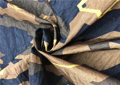 Cina Modello irregolare della geometria del grande tessuto grafico di nylon della stampa di 100% per usura di sport in vendita