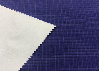 Cina Legame impermeabile della membrana del tessuto elastico eccellente cationico di Ripstop in blu scuro in vendita
