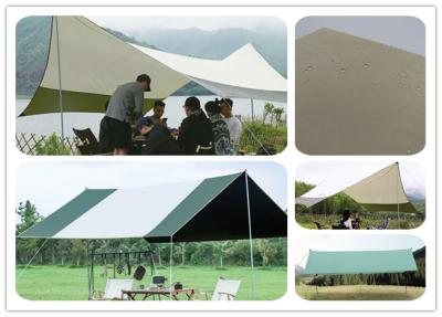 China Tela de revestimento impermeável da largura 310CM 300D Oxford da tela do dossel para o acampamento exterior do Flysheet à venda