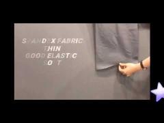 Nylon 4 Way Stretch 3 Layer Spandex Super Stretch Fabric DWR Soft Shell Jacket Fabric