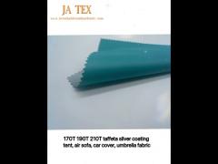 Silver Coated Polyester Fabric For Camping Tent Umbrella