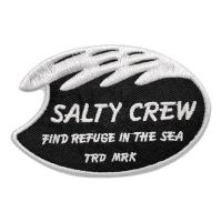 China Sea Life 3D Embroidery Patch Hook And Loop Backing Garment Patch for sale