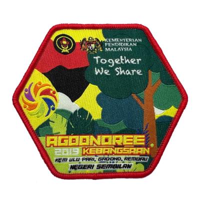 China Wasbare aangepaste brandweerpatches Krimpvrije aangepaste teampatches Te koop