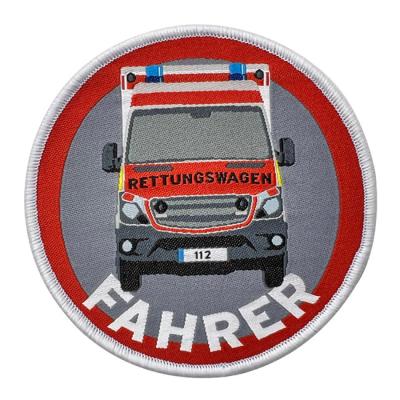 China Kleding Op maat gestikte patches Krimpvrije monogram opstrijkbare patches Te koop