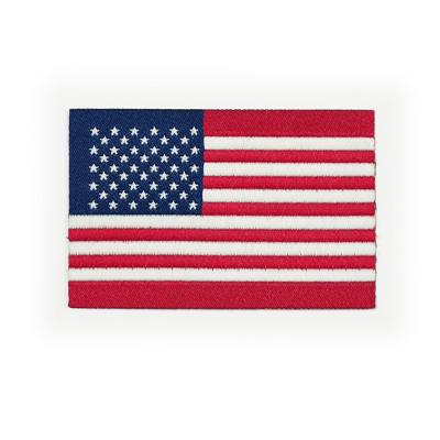 中国 米国旗パッチの注文の国旗パッチの編まれた鉄 販売のため