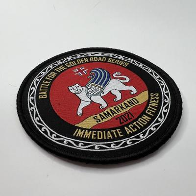 Cina Il confine su ordinazione di Samarcanda Merrow tessuto rattoppa le toppe tessute dell'etichetta in vendita